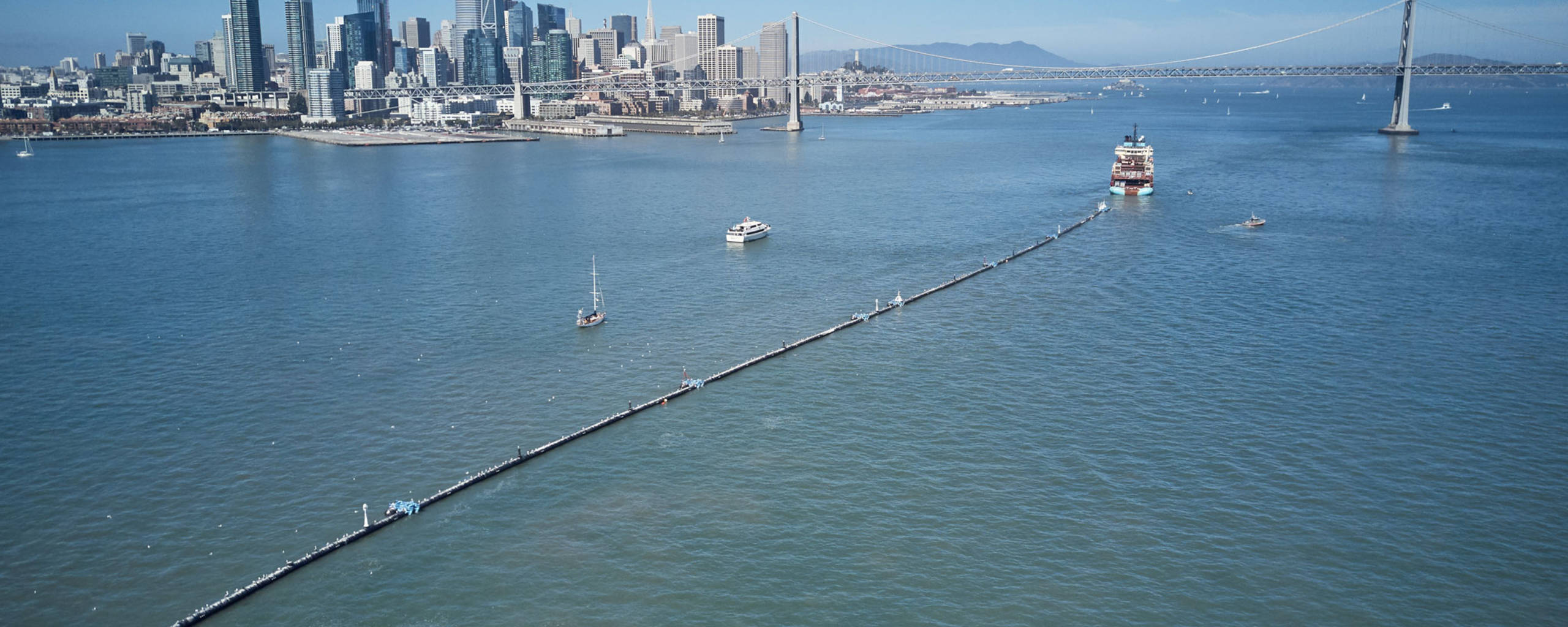 The Ocean Cleanup: System 001 has launched into the pacific.