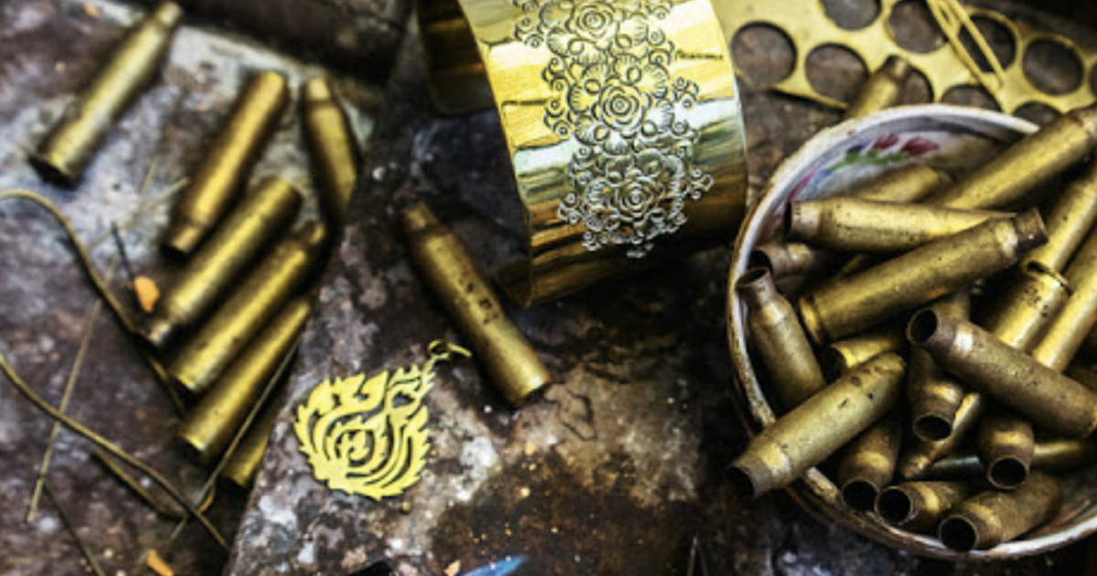 UPCYCLING: Jewellery Made From Bullets.