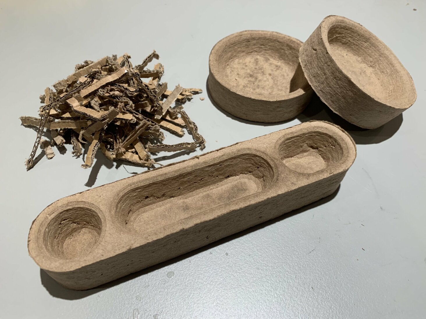 EXPERIMENT: 3D Molded-Pulp Object Made From Paper.