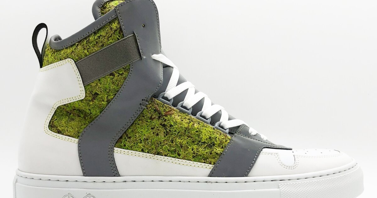 DESIGN: Vegan Sneakers Made From Real Moss.