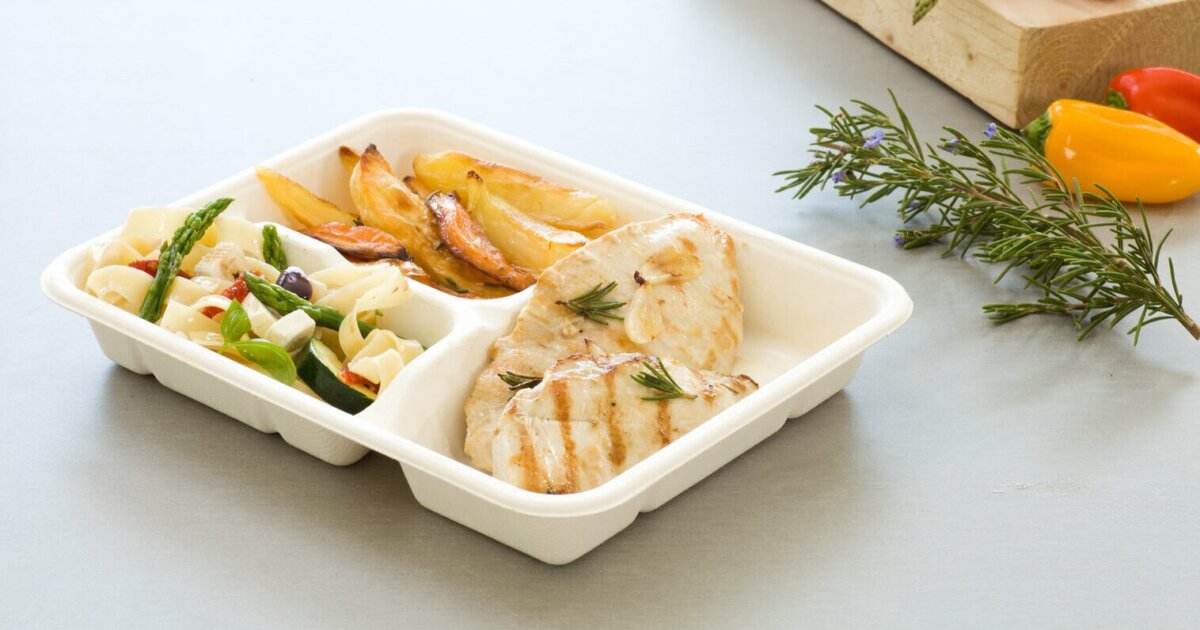 SUPRAPULP: Non-Coated Compostable Food Packaging.